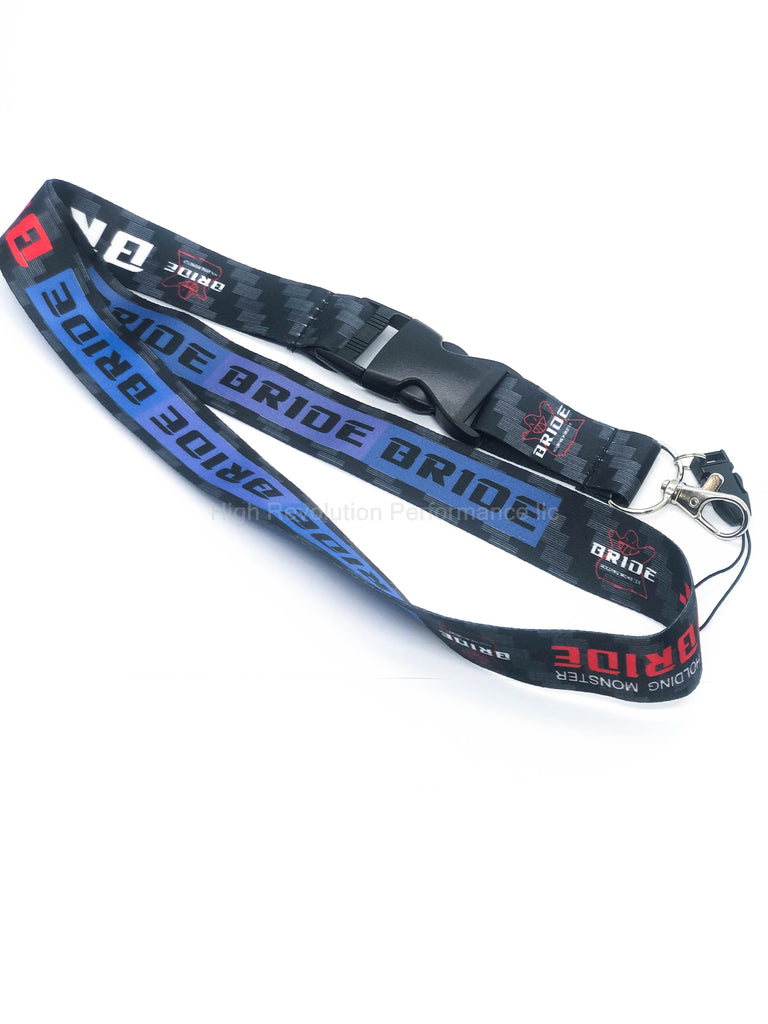Bride Lanyard Keychain Black Carbon Fiber Style – High Revolution ...