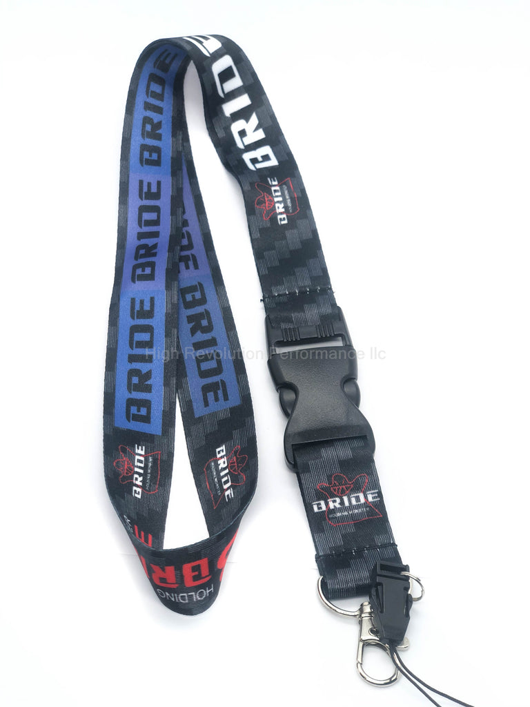 Bride Lanyard Keychain Black Carbon Fiber Style – High Revolution ...