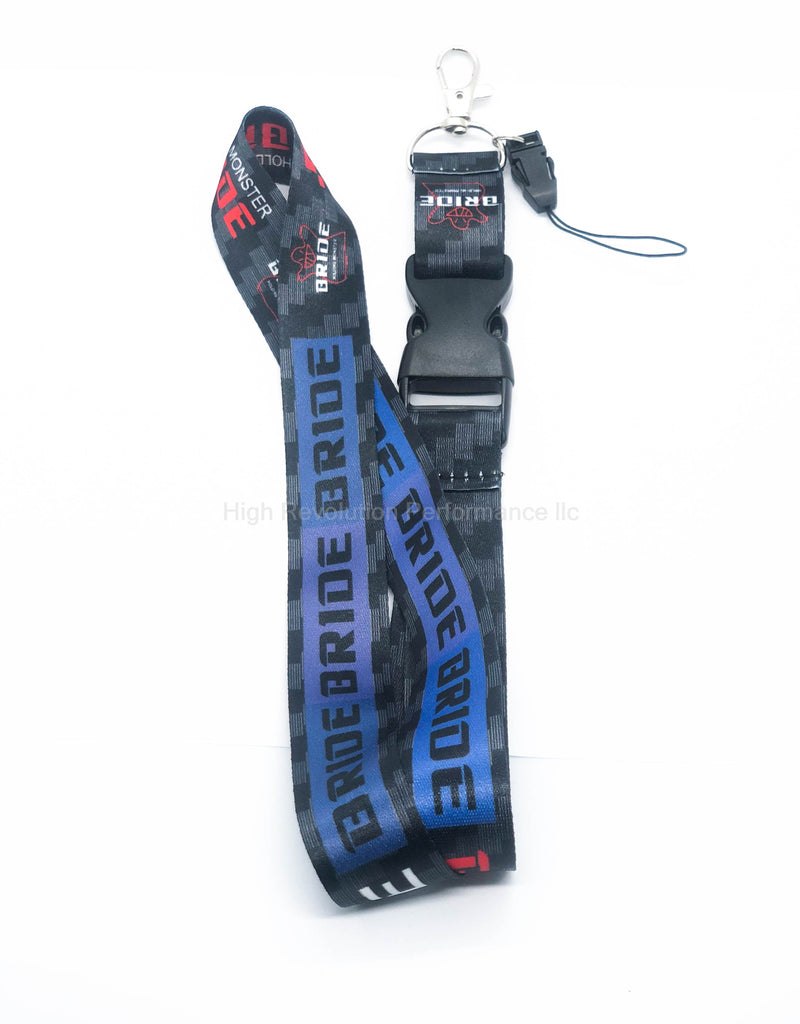 Bride Lanyard Keychain Black Carbon Fiber Style – High Revolution ...
