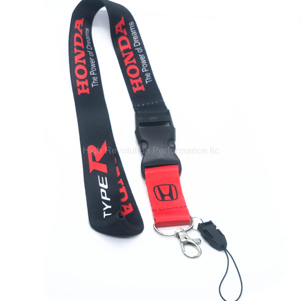 Honda Type R Lanyard Keychain Black/Red – High Revolution Performance llc